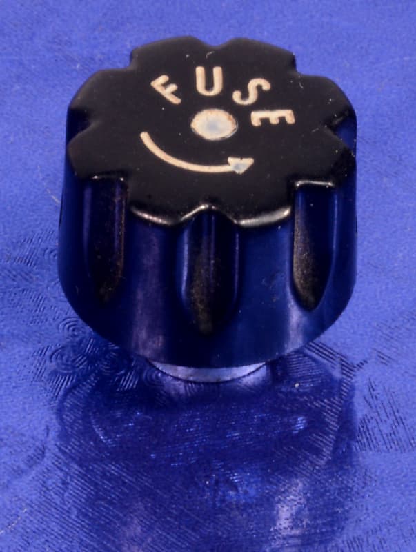 '50s USA Barrel Fuse Cap For Fender Tweed Amps Good Used | Reverb