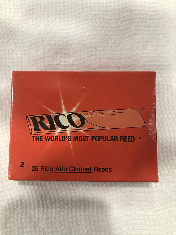 Rico Alto Clarinet Reeds - 2.0 (25-Pack) | Reverb