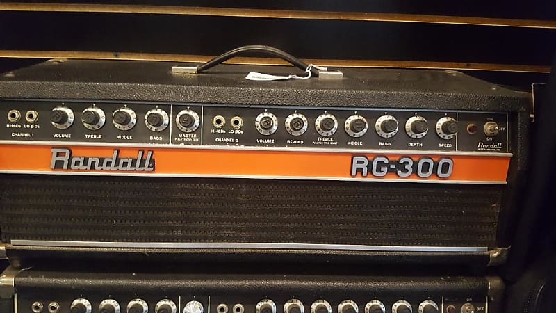 Randall RG-300 Solid State Head 70's Orange/Black | Reverb