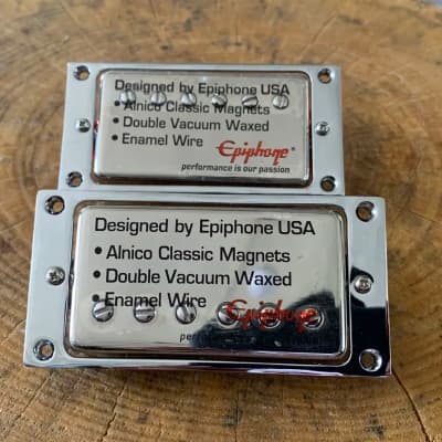Chrome Vintage Engraved Guitar Les Paul LP Style Pickup Rings | Reverb