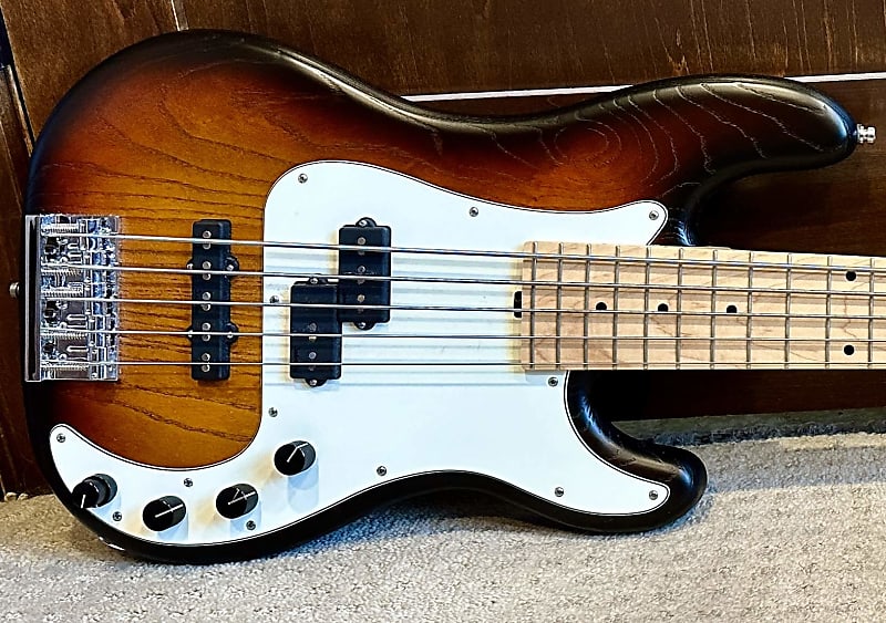 Sadowsky PJ Hybrid 2022 - Satin Open Pore Almond Burst - 5 | Reverb