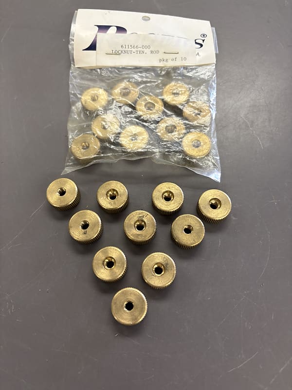 Rogers brass lug lock pak 10 nos USA Rogers lug locks | Reverb