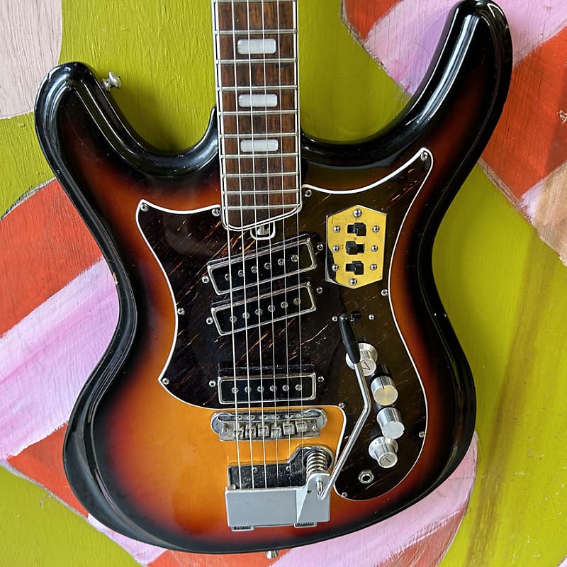 Vintage Teisco Silvertone 1445 1441 Mosrite German Offset | Reverb UK