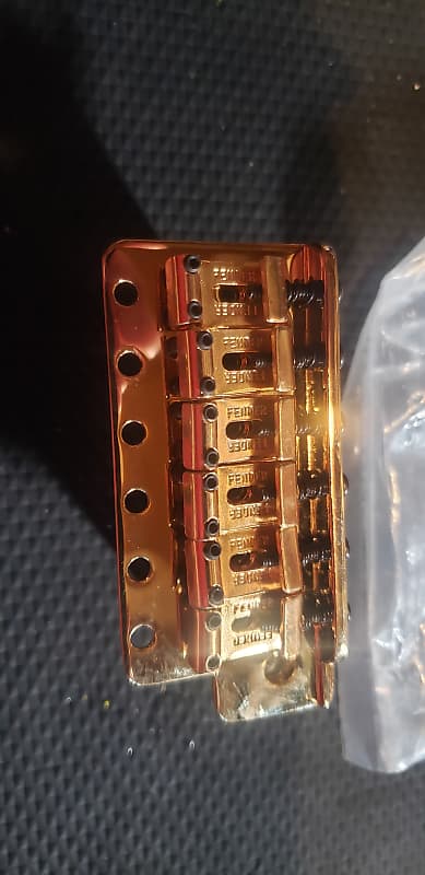 Fender American LEFTY Stratocaster Bridge Assembly 2022 - | Reverb