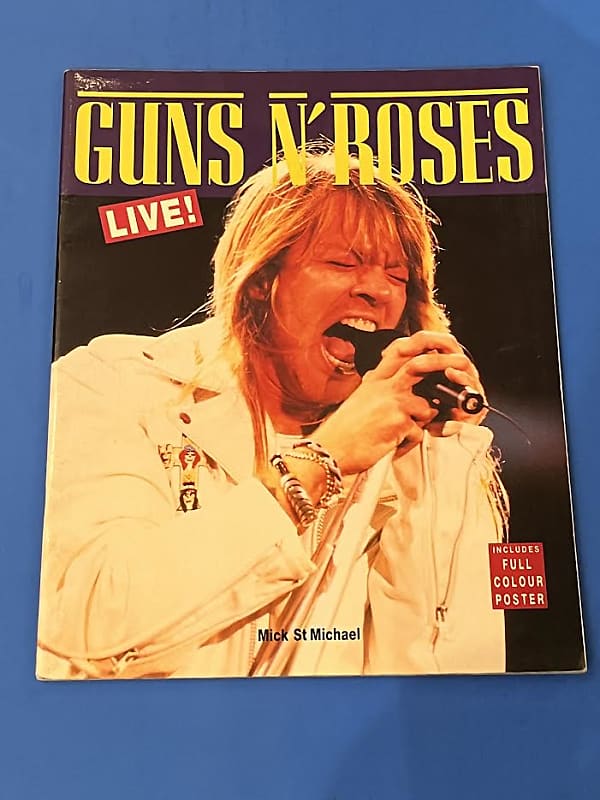 Guns N Roses Live Picture and Story Book by Mick St Michael | Reverb