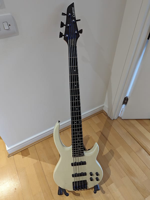 Carvin BB75 Bunny Brunel 5 String - Pearl White | Reverb UK