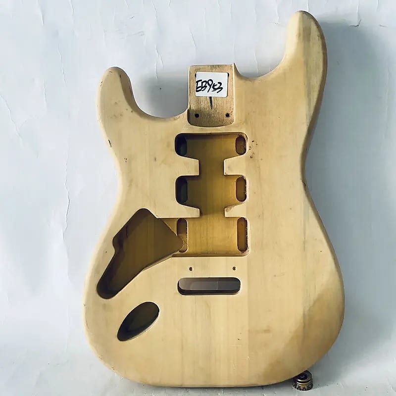 Left Handed Stratocaster Strat Style Guitar Basswood DIY | Reverb