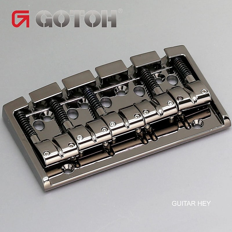 NEW Gotoh 404BO-5 5-String Bass Bridge MULTI TONAL Brass | Reverb