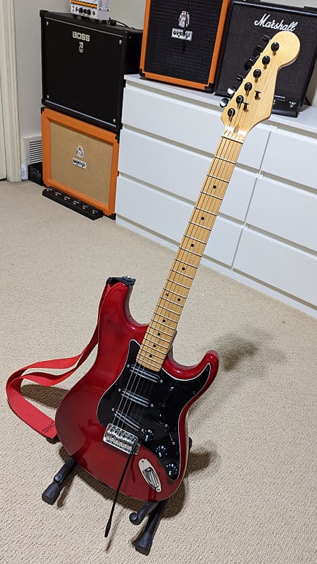Custom Strat 2016 Red Crystal | Reverb