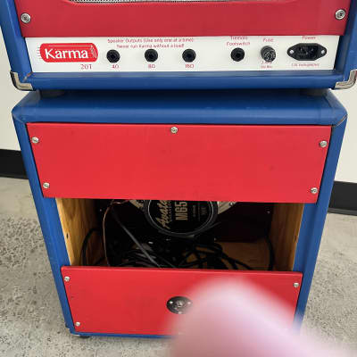 Karma 20t handwired tube amp - Blue/Red Tremolo | Reverb