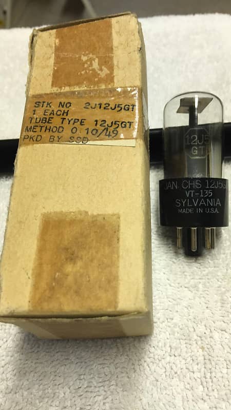 12J5GT Sylvania vacuum tube NOS NIB | Reverb