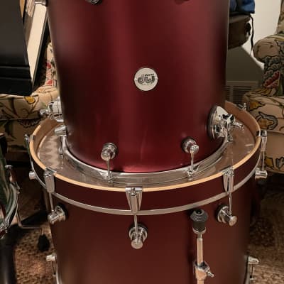 DW Design series - Crimson satin metallic | Reverb