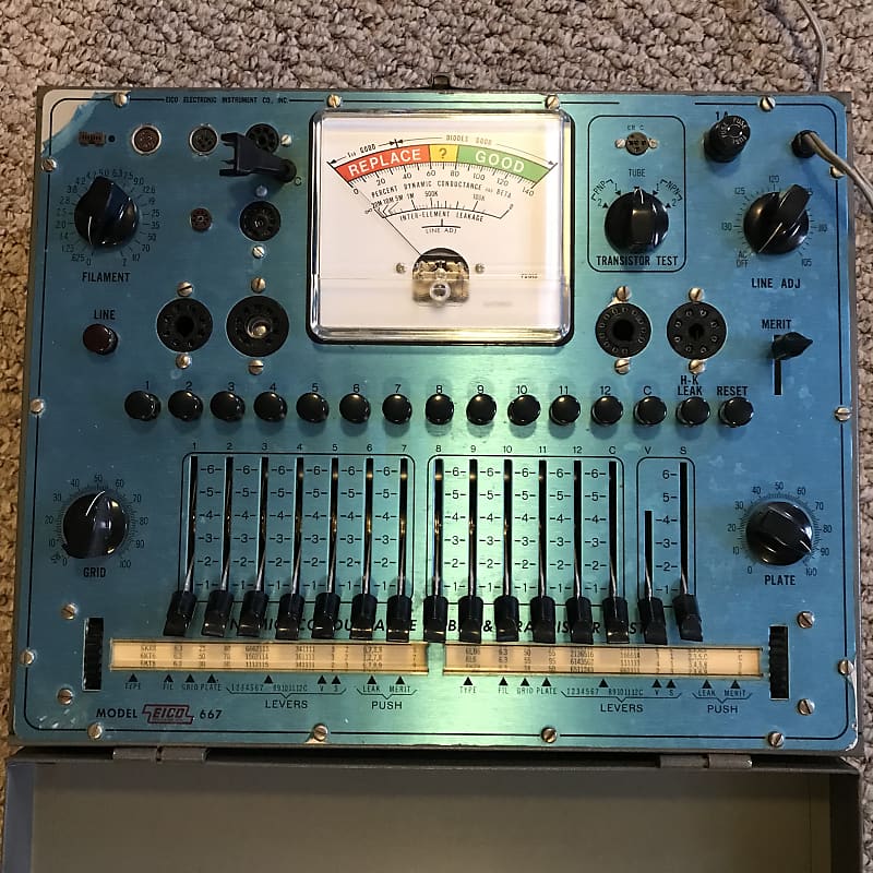 Eico 667 Vacuum Tube Transistor Tester | Reverb