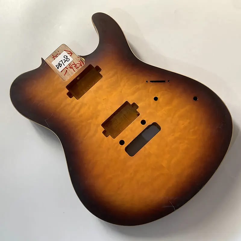 HH Quilted Maple Top Guitar Telecaster Tele Style Body | Reverb UK
