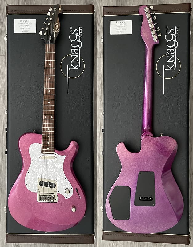 Knaggs Choptank 2021 Electric Guitar "T" Trem PURPLE SPARKLE | Reverb