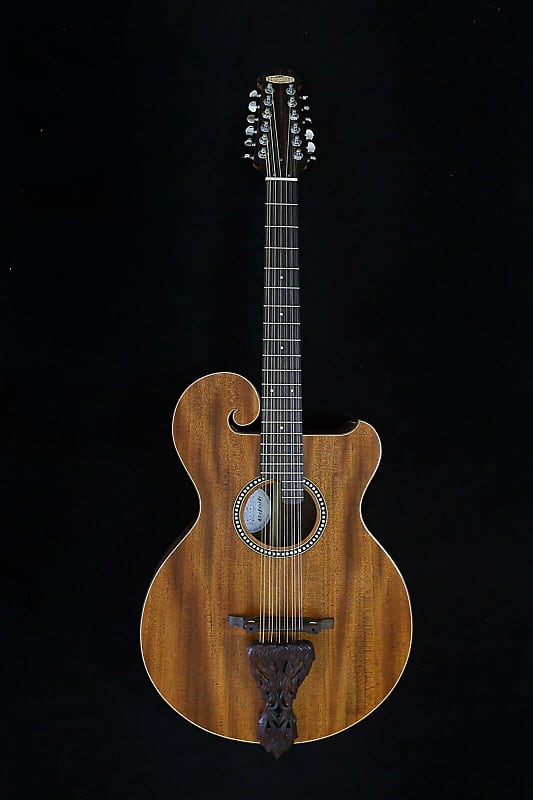 Blueberry Twelve String Acoustic Guitar O Type Mahogany Top | Reverb