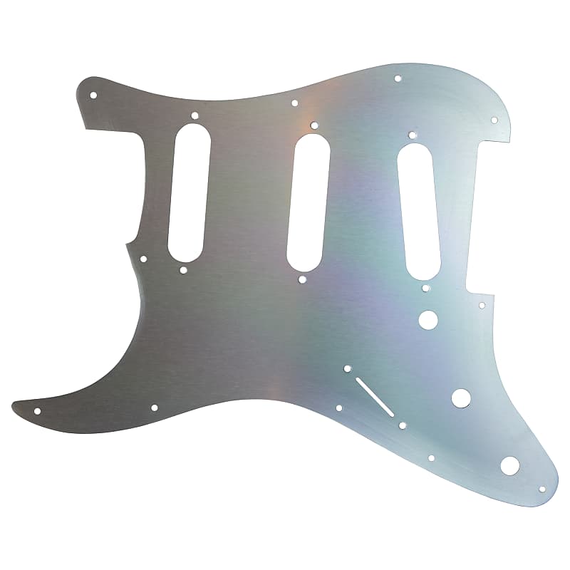 Silver Anodized 11 hole Stratocaster Compatible Scratchplate | Reverb