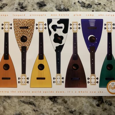 Fluke Ukulele Flyer Card Uke | Reverb