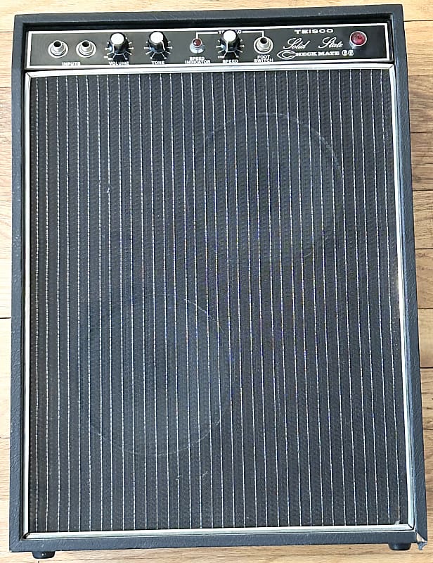 1960s Teisco Checkmate 66, 2 X 6" Combo SS Guitar Amp | Reverb