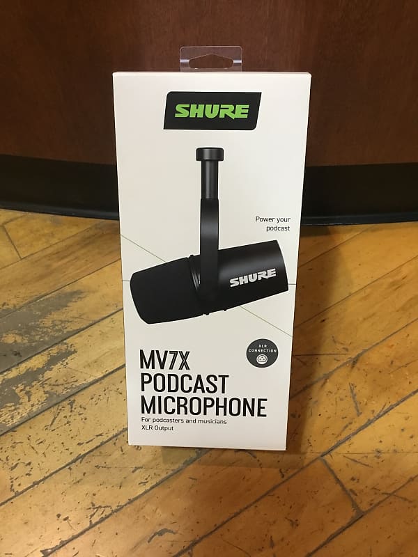 Shure MV7X MV7X XLR PODCAST MICROPHONE | Reverb