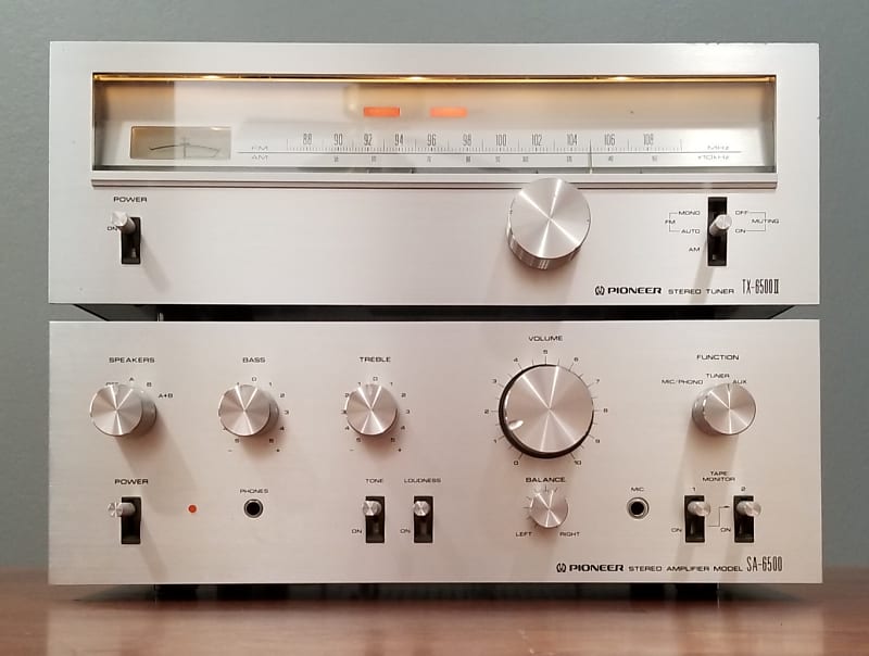 Pioneer SA-6500 Integrated Amplifier with matching TX-6500ll | Reverb
