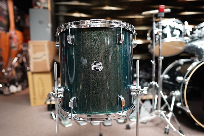 Ludwig Element Evolution Emerald Sparkle 14 x 14" Floor Tom | Reverb