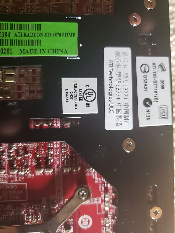 ATI Radeon Premium Graphics ati-102-B77101B 2009 red | Reverb