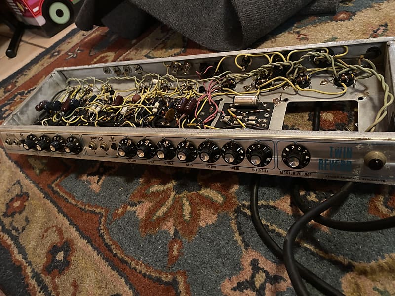 1972 Fender Twin reverb Chassis for parts | Reverb