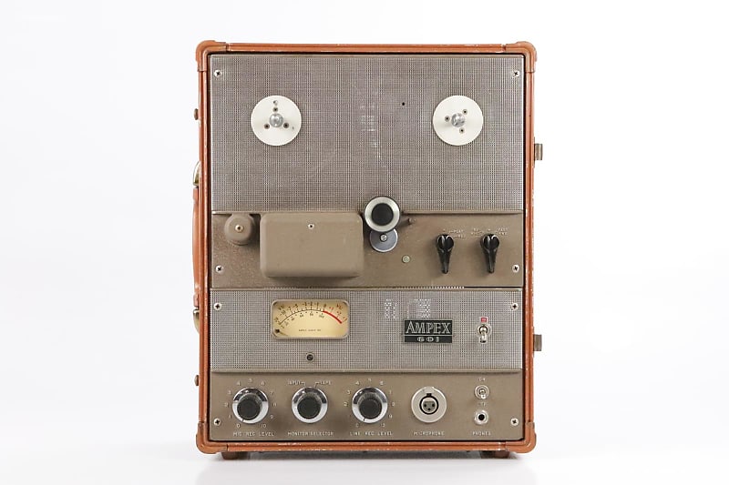 Ampex 601 Portable Analog Mono Reel to Reel Tube Tape | Reverb