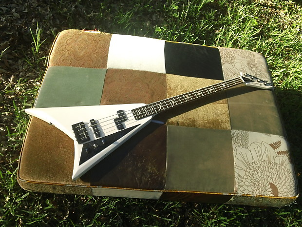 Rare Guild Burnside lance flying V bass neck through mahogany | Reverb