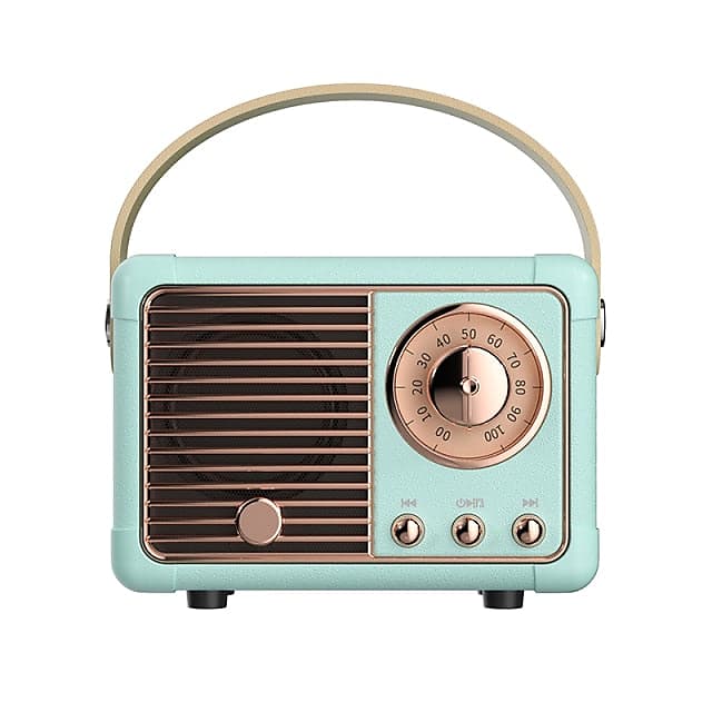Retro Bluetooth Speaker - Blue | Reverb