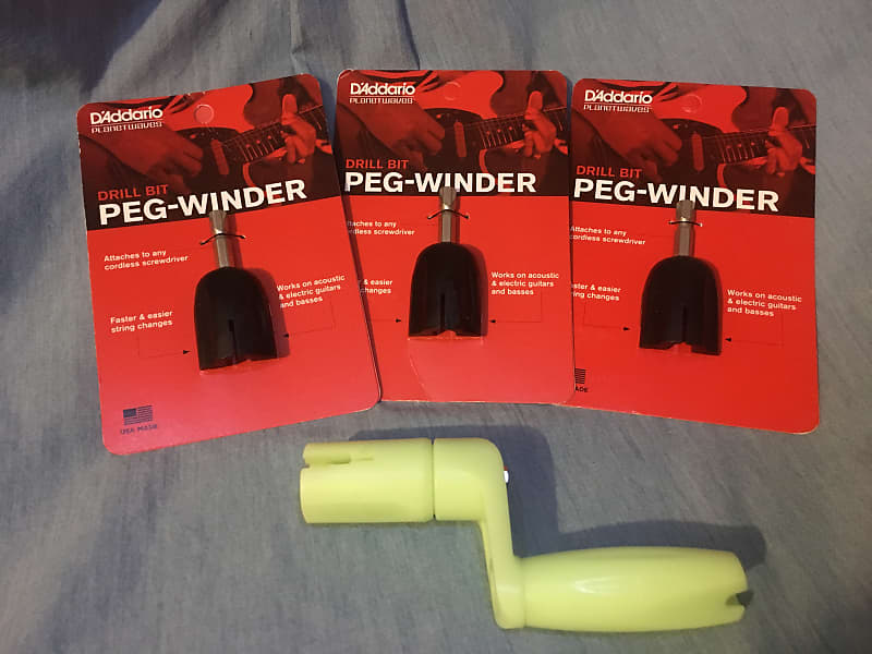 D'Addario Peg winder and Turbo-tune combo - Black and Glow in | Reverb