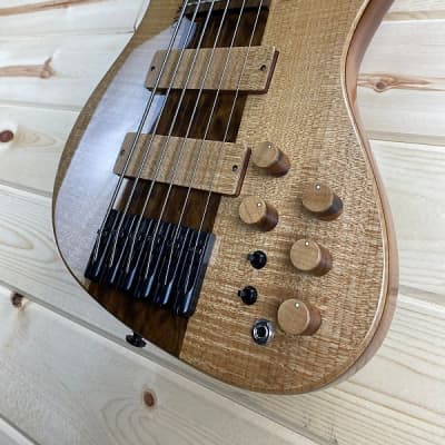 D'Mark Alpha 6 Strings Flame Maple and Exotic Imbuia Top | Reverb