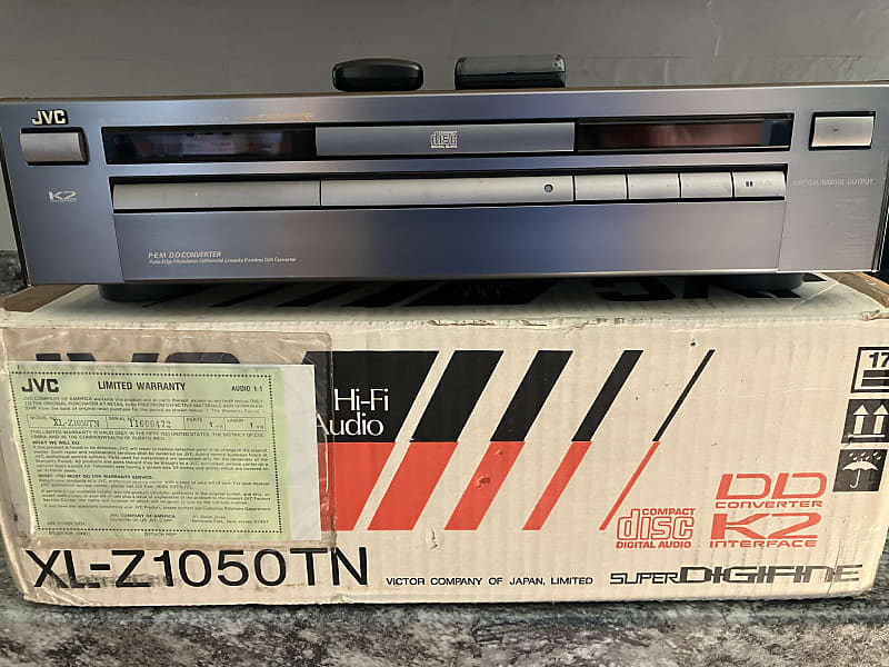 Nice JVC XL-Z1050 Z1050TN CD Player + Remotes x 2 + Original | Reverb