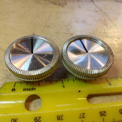 Unbranded Knobs 1980s. Silver | Reverb