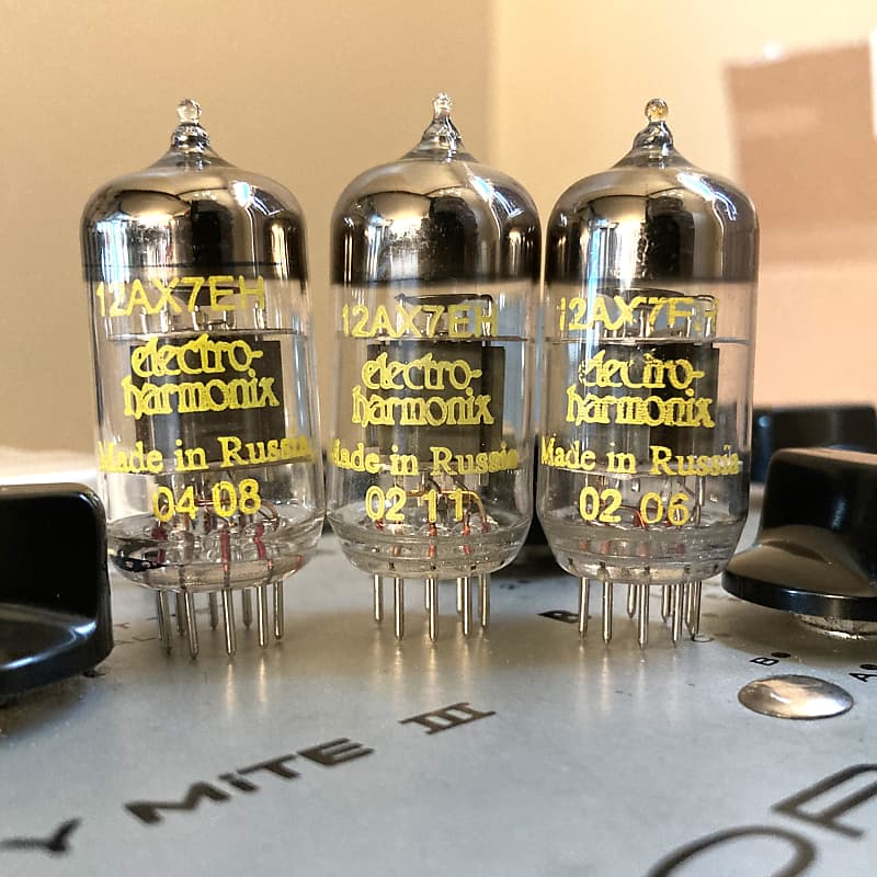 3x Electro Harmonix 12AX7/ECC83 Tubes - Flying Saucer Getters | Reverb