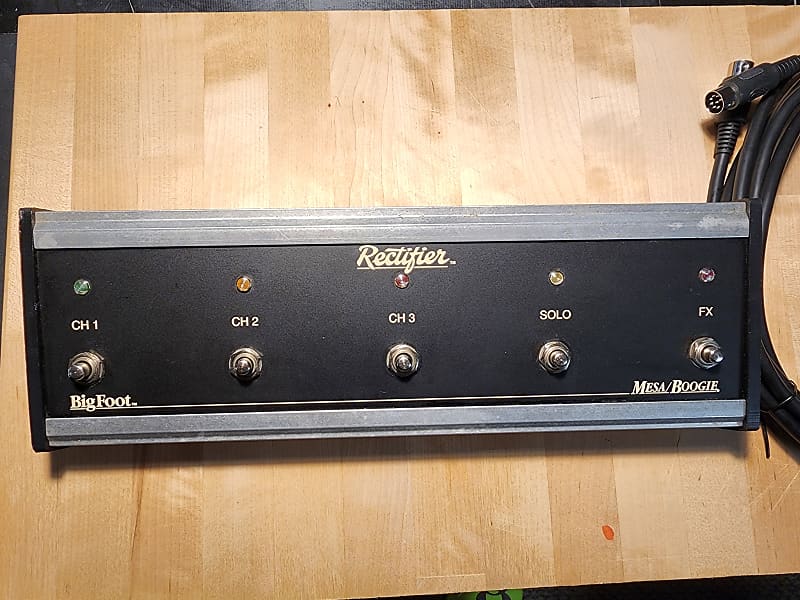 Original Mesa Boogie Rectifier 3 Channel Bigfoot Footswitch | Reverb