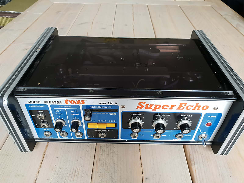 EVANS Super Echo ES-5 Vintage Analog Tape Delay Effect Unit | Reverb