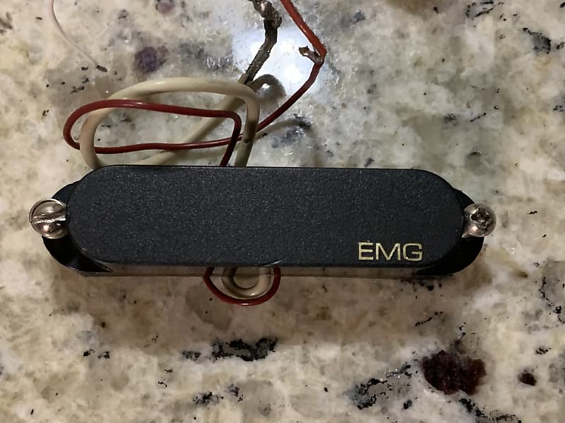 EMG Strat Single Coil Pickup - Black | Reverb