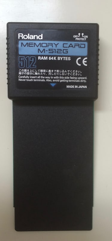 Roland M-512G Memory Card (like M-512E) | Reverb