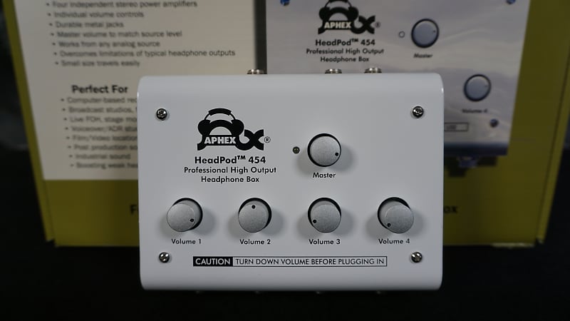 Aphex Headpod 454 4-channel Headphone Amplifier 2000s w/ | Reverb