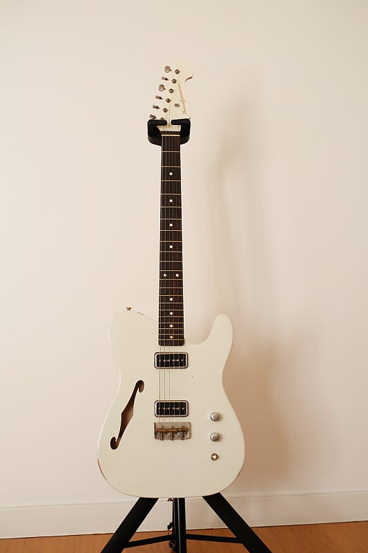 Kauffmann '63 Thinline Cabronita (2022) - Aged Olympic White | Reverb