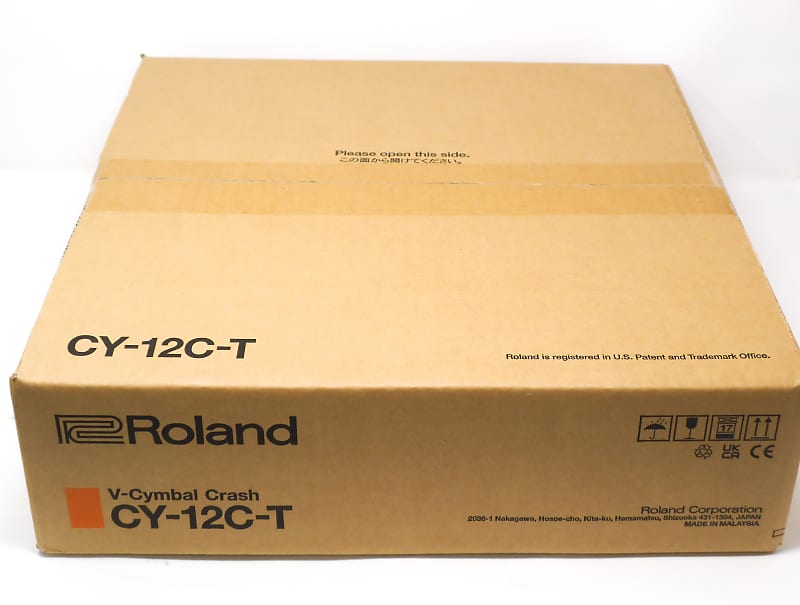 Roland V-Drums CY-12C-T Thin Dual Zone Cymbal Pad TD-17 TD313 | Reverb