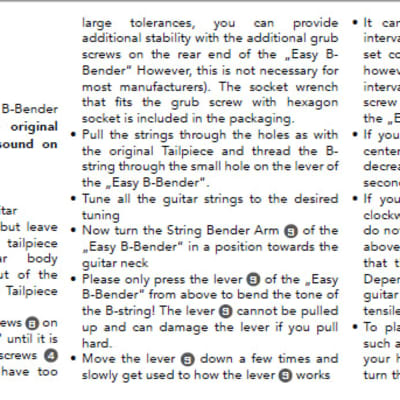 Easy B-Bender - Satin Silver | Reverb