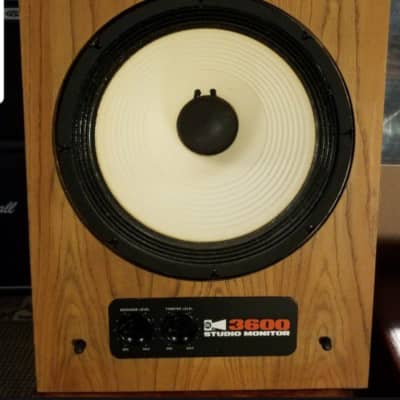 RSL 3600 Studio monitors 1980s - Oak | Reverb