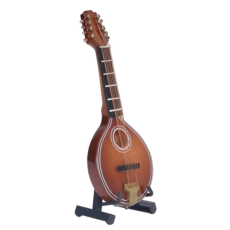 Mini Instruments, 8 Strings Elegant Mandolin Model Ornament | Reverb
