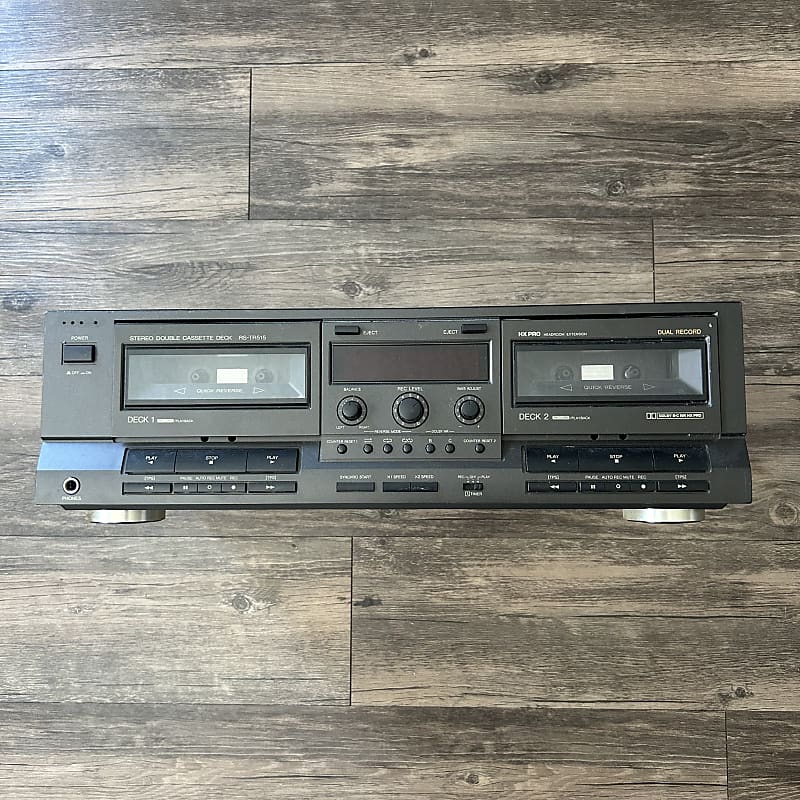 Technics RS-TR515 Double Dual Stereo Cassette Tape Deck | Reverb