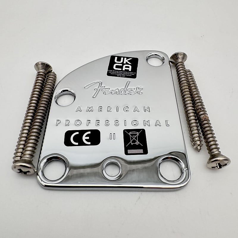 Fender American Professional II Contour Neck Plate Mint 24107 | Reverb