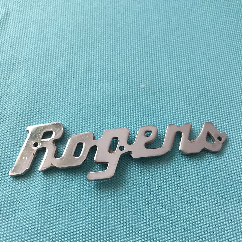 Rogers Script Badge | Reverb