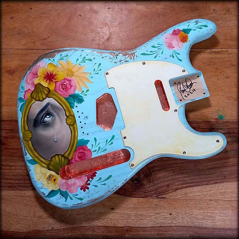 Guardian Handpainted Guitars Telemaster 2024 - Sonic Blue | Reverb